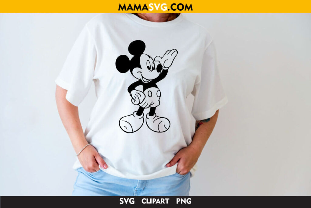 Mickey Mouse Svg File Free