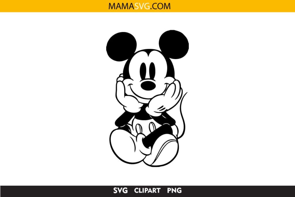 Mickey Mouse Svg Free Design