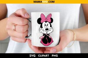 Minnie Mouse Full Body Layered Svg Free